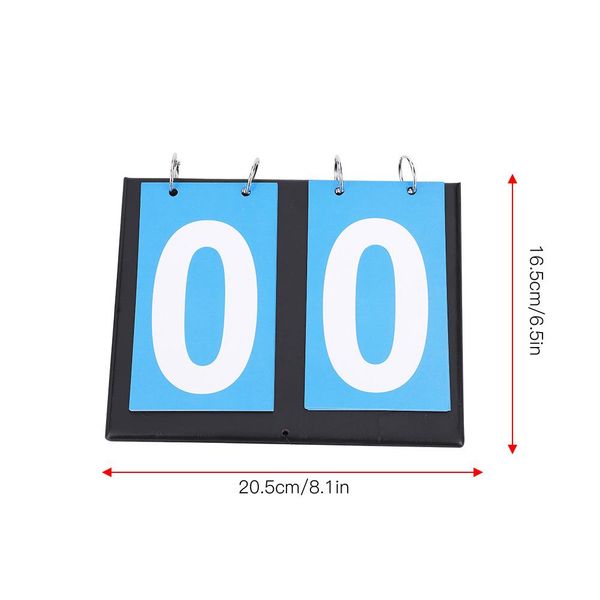 Scoreboard 2 Digit Portable Flip Sports Scoreboard Score Counter for ...