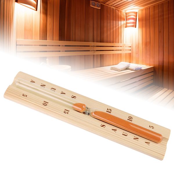 Pine Sauna Hourglass Clock Accurate Heat Resistant Wooden Sand Timer ...